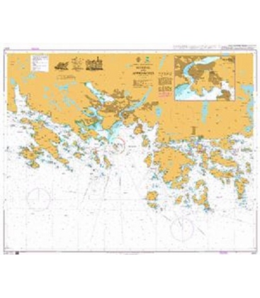 British Admiralty Nautical Chart 3007 Mandal and Approaches