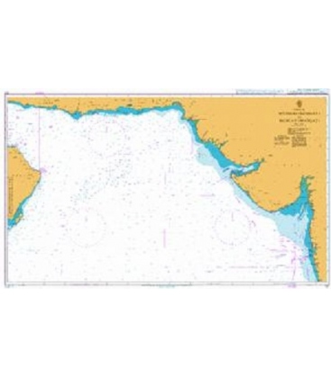 British Admiralty Nautical Chart 707 Mumbai (Bombay) to Muscat (Masqat)