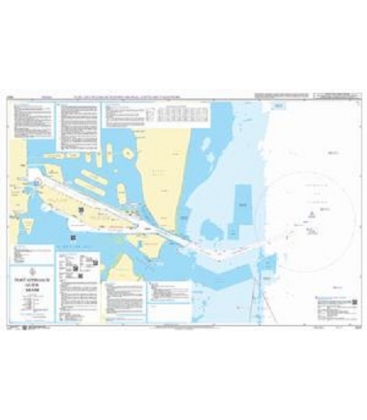 British Admiralty Nautical Chart 8227 Port Approach Guide Miami