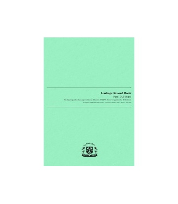 Garbage Record Book, Part I (All Ships) (3rd Edition, 2018)