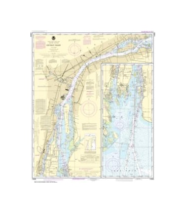 OceanGrafix NOAA Nautical Charts 14848 Detroit River