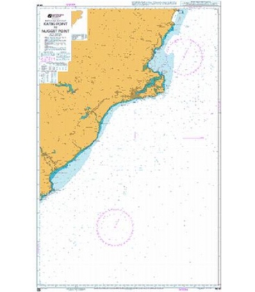 British Admiralty New Zealand Nautical Chart 6154