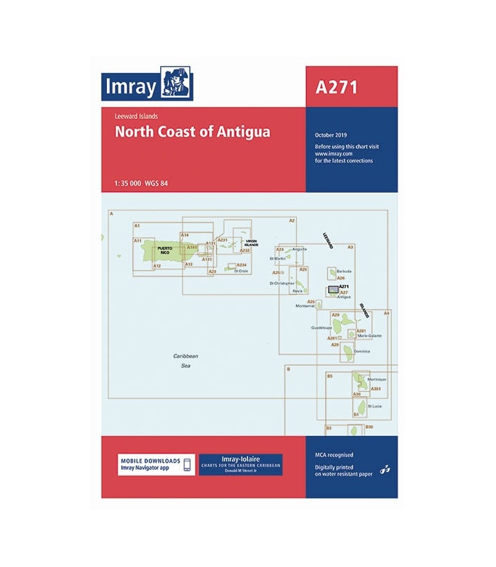 Imray Chart A271: North Coast of Antigua