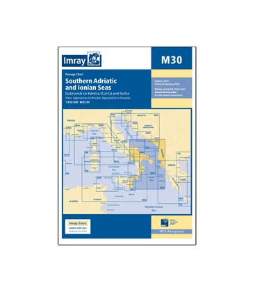 Imray Chart M30: Southern Adriatic and Ionian Seas