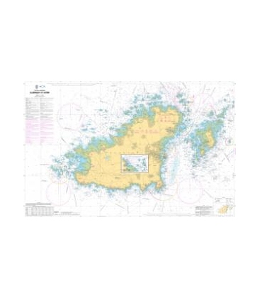 OceanGrafix French (SHOM) Nautical Chart 6903 Guernsey et Herm