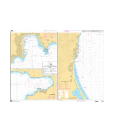 OceanGrafix French (SHOM) Nautical Chart 7436 Approches et Port de Bastia - Ports d'Ajaccio et ...