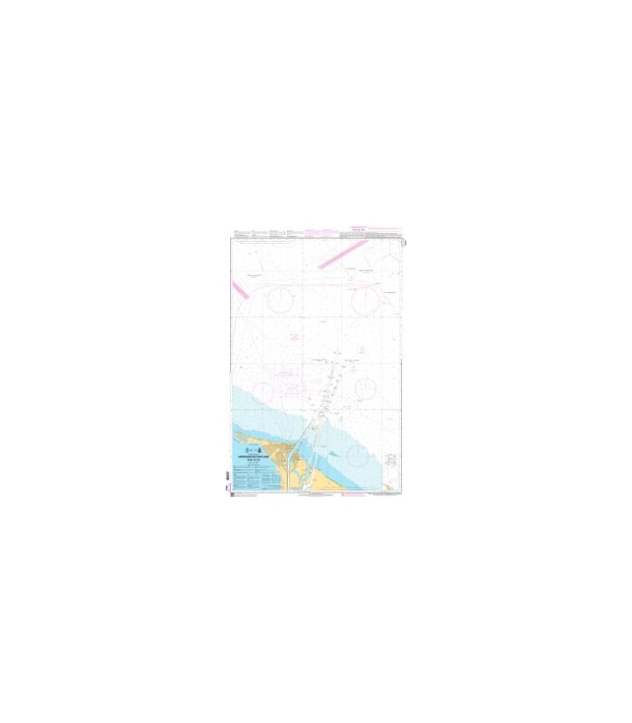 OceanGrafix French (SHOM) Nautical Chart 7544 Approches de Port-Saïd ...