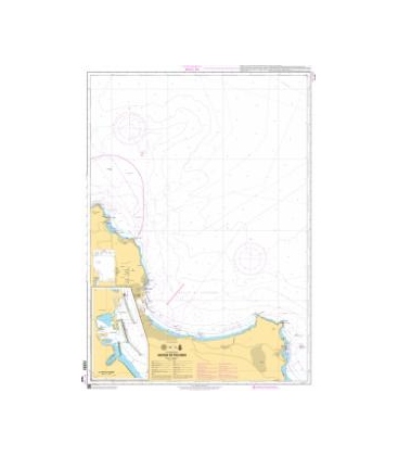OceanGrafix French (SHOM) Nautical Chart 7528 Abords de Palermo