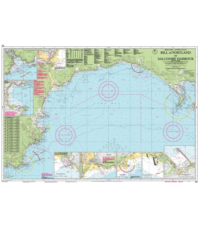 Oregon Coast Sea Chart NOAA Chart 18542. Nautical Chart Of Columbia