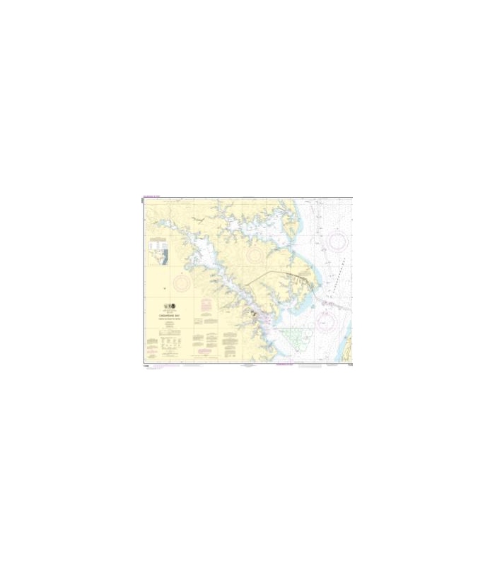 OceanGrafix NOAA Chart 12282 Chesapeake Bay Severn and Magothy Rivers