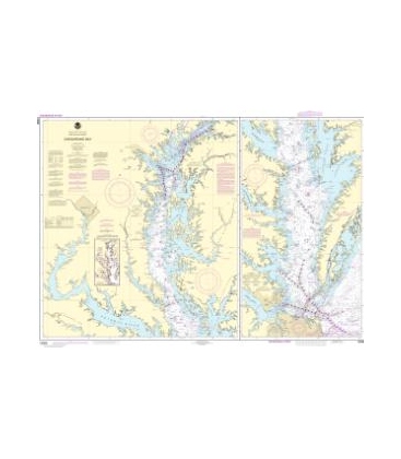 Chesapeake Bay Nautical Charts 12280 Chesapeake Bay