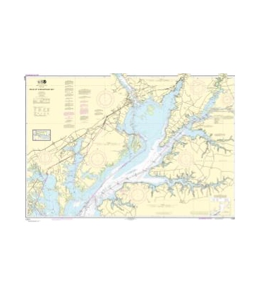 OceanGrafix NOAA Nautical Charts 12274 Head of Chesapeake Bay