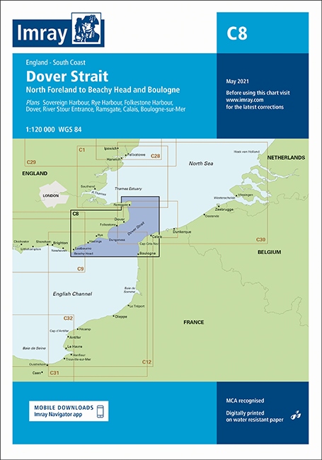 Dover Strait Map