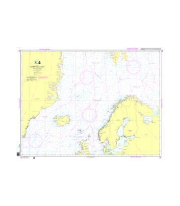 Norwegian Nautical Charts No. 300 Norwegian Sea and Adjacent Seas