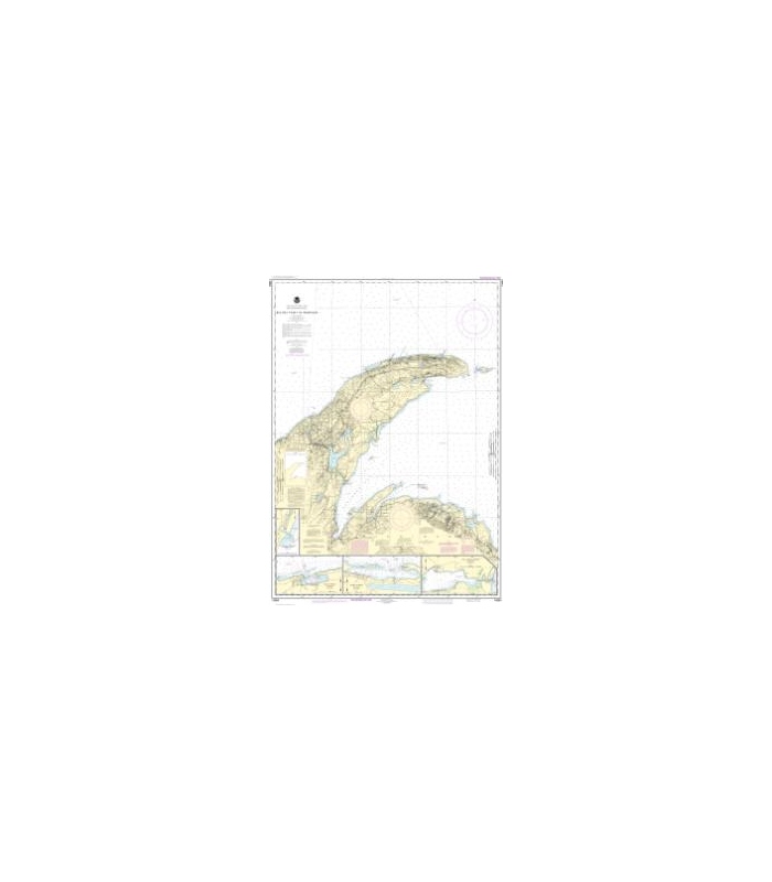 OceanGrafix NOAA Nautical Charts 14964 Big Bay Point to Redridge, Grand ...