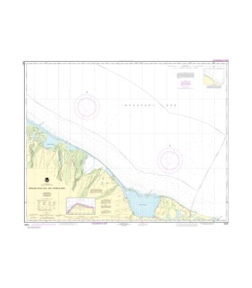 OceanGrafix NOAA Nautical Charts 16041 Demarcation Bay and aAproaches