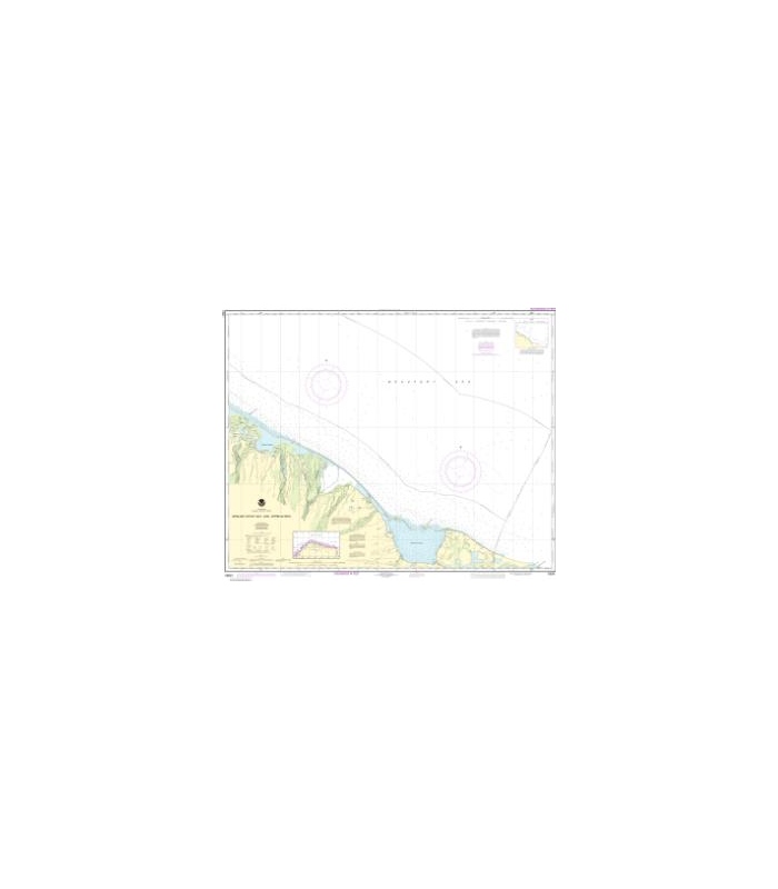 OceanGrafix NOAA Nautical Charts 16041 Demarcation Bay and aAproaches