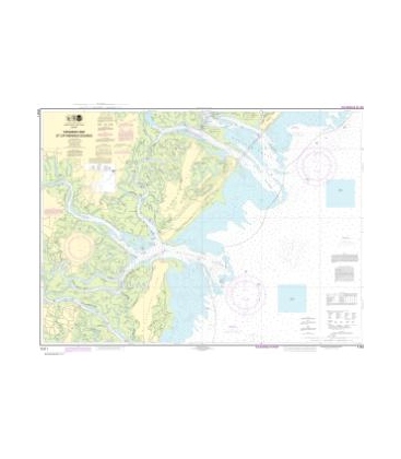 OceanGrafix NOAA Nautical Charts 11511 Ossabaw and St. Catherines Sounds