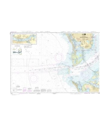 OG Nautical Chart 11415 Tampa Bay Entrance - Manatee River Extension