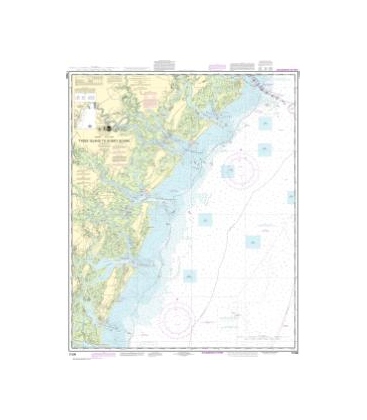 OceanGrafix NOAA Nautical Charts 11509 Tybee Island to Doboy Sound