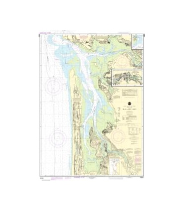 OceanGrafix NOAA Nautical Charts 18504 Willapa Bay, Toke Pt.