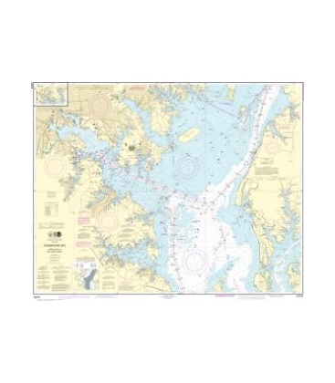 OceanGrafix NOAA Nautical Charts 12278 Chesapeake Bay Approaches to ...