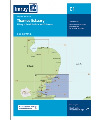 Imray Chart C1 Thames Estuary