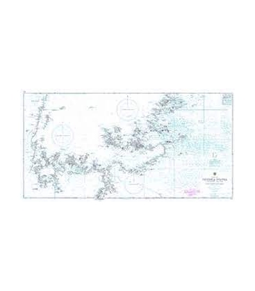 British Admiralty Nautical Chart 3665 Victoria Nyanza (Southern Portion)