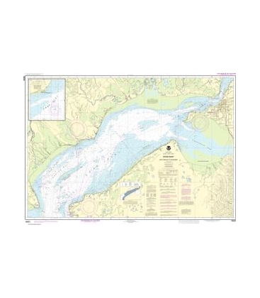 OceanGrafix NOAA Nautical Charts 16663 Cook Inlet-East Foreland to ...