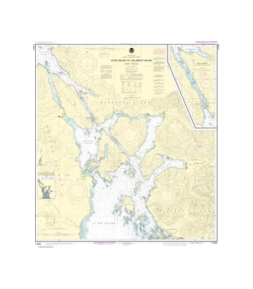 OceanGrafix NOAA Nautical Charts 17324 Sitka Sound to Salisbury Sound ...
