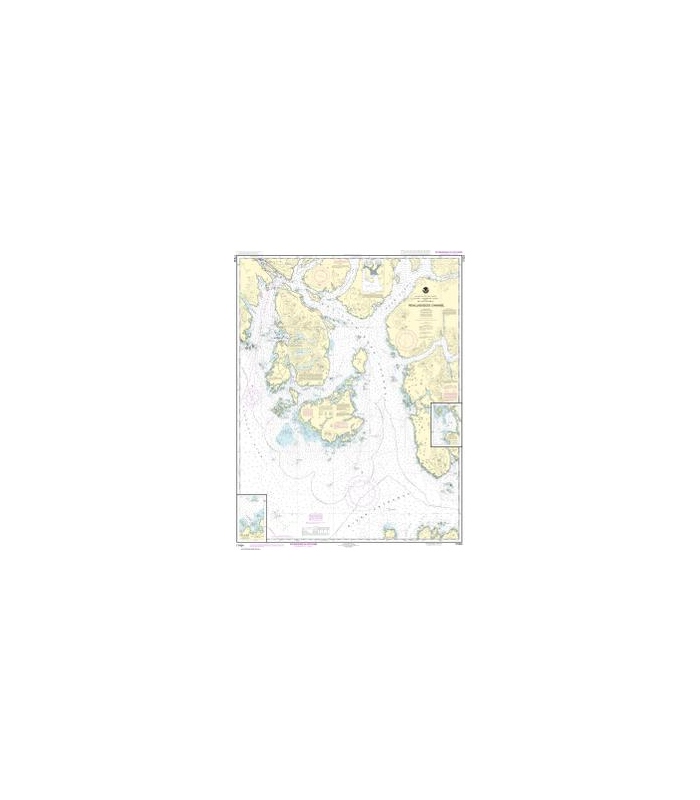 OceanGrafix NOAA Nautical Charts 17434 Revillagigedo Channel, Ryus Bay ...