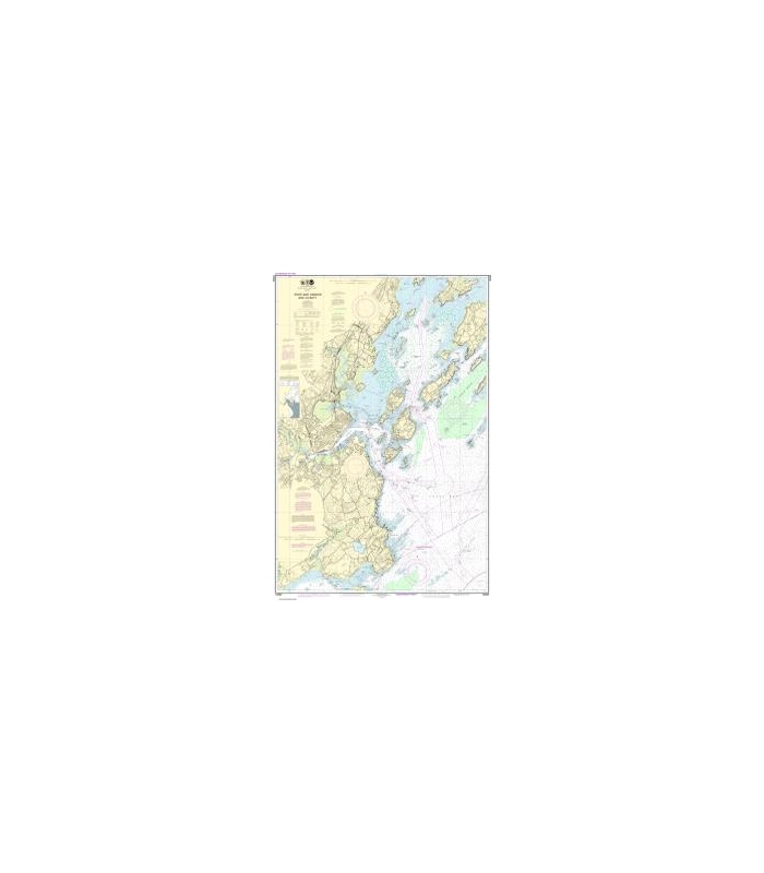 OceanGrafix NOAA Nautical Charts 13292 Portland Harbor and Vicinity