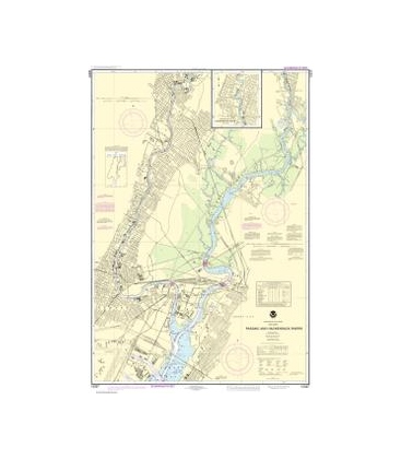 OceanGrafix NOAA Nautical Charts 12337 Passaic and Hackensack Rivers