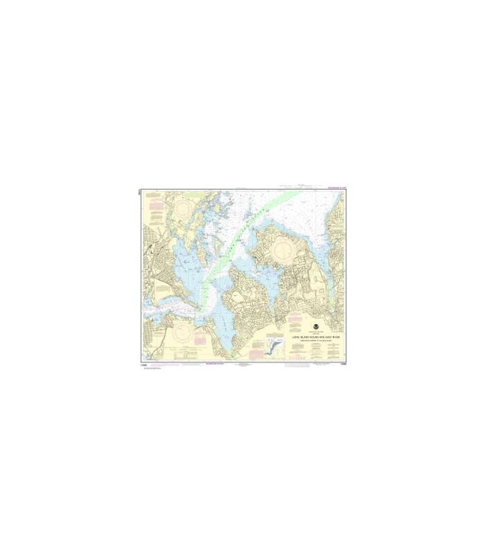 OceanGrafix NOAA Nautical Charts 12366 Long Island Sound and East River ...