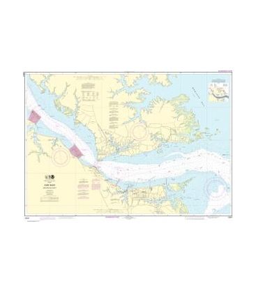 OceanGrafix NOAA Nautical Charts 12241 York River Yorktown and Vicinity