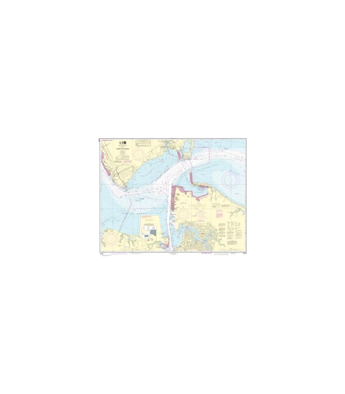 OceanGrafix NOAA Nautical Charts 12245 Hampton Roads