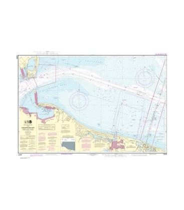 OceanGrafix NOAA Nautical Charts 12256 Chesapeake Bay Thimble Shoal Channel