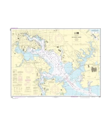 OceanGrafix NOAA Nautical Charts 12281 Baltimore Harbor