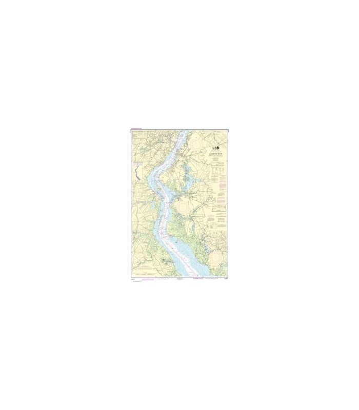 OceanGrafix NOAA Nautical Charts 12311 Delaware River Smyrna River to ...