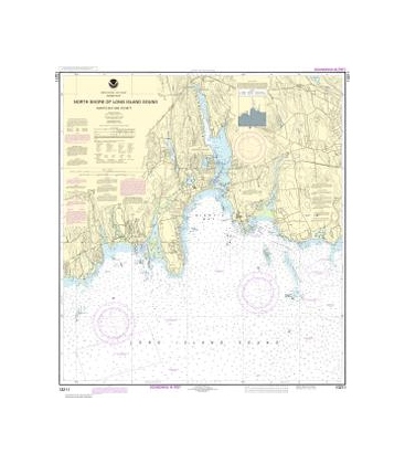 OceanGrafix NOAA Nautical Charts 13211 North Shore of Long Island Sound ...