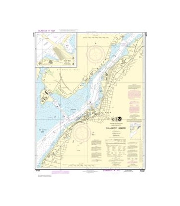 OceanGrafix NOAA Nautical Charts 13227 Fall River Harbor, State Pier