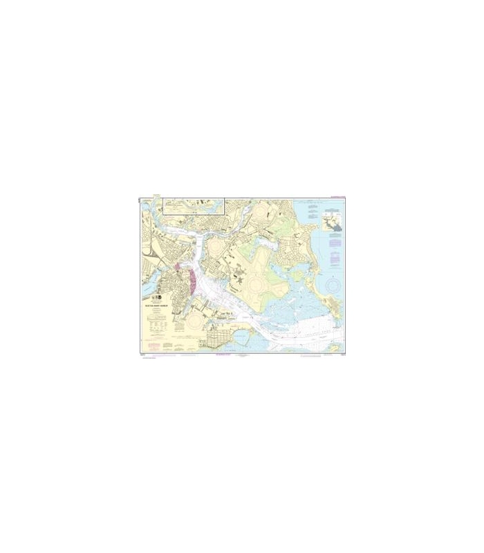 OceanGrafix NOAA Nautical Charts 13272 Boston Inner Harbor