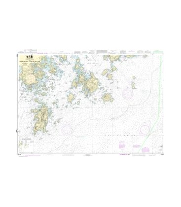 OceanGrafix NOAA Nautical Charts 13313 Approaches to Blue Hill Bay