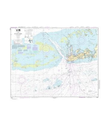 OceanGrafix NOAA Nautical Charts 11441 Key West Harbor and Approaches