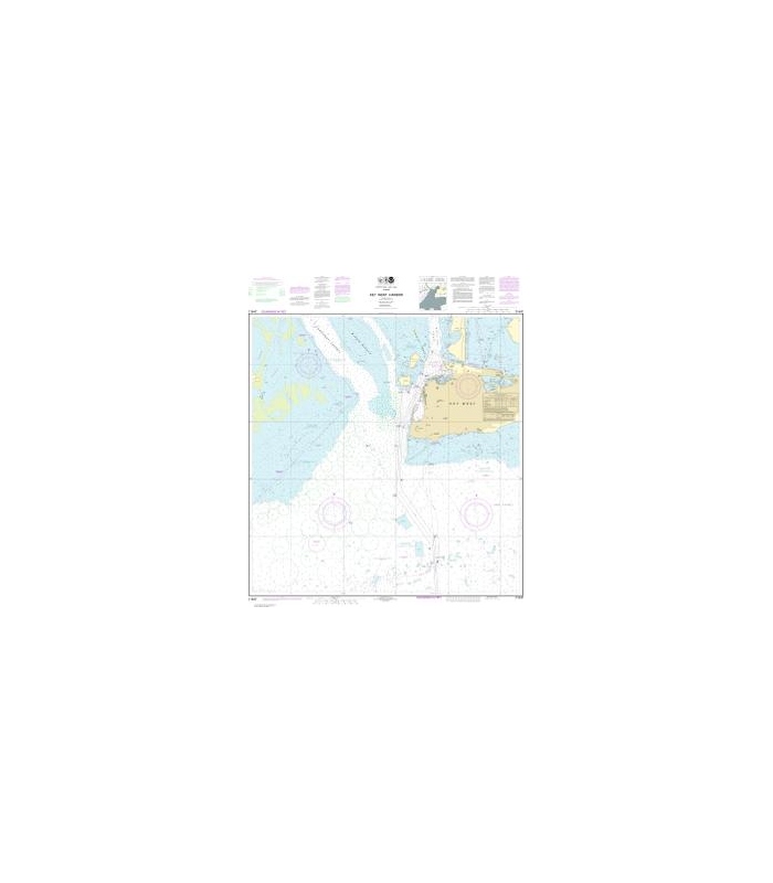 OceanGrafix NOAA Nautical Charts 11447 Key West Harbor