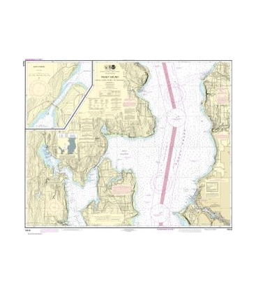 OceanGrafix NOAA Nautical Charts 18446 Puget Sound-Apple Cove Point to ...