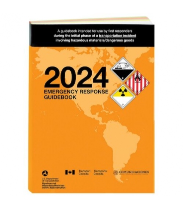 2024 Emergency Response Guidebook, Standard Bound Pocket Size