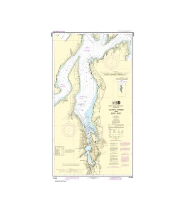 OceanGrafix NOAA Nautical Charts 18456 Olympia Harbor and Budd Inlet