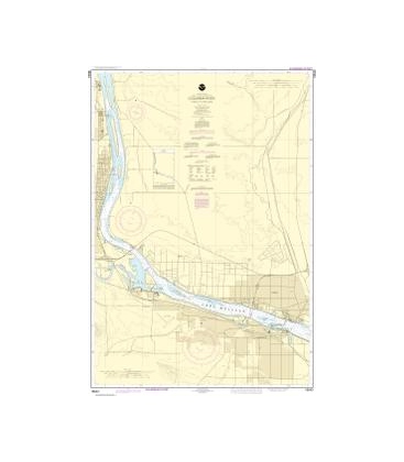 OceanGrafix NOAA Nautical Charts 18543 Columbia River Pasco to Richland