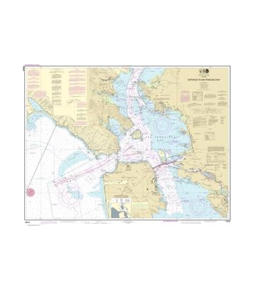 OceanGrafix NOAA Nautical Charts 18649 Entrance to San Francisco Bay